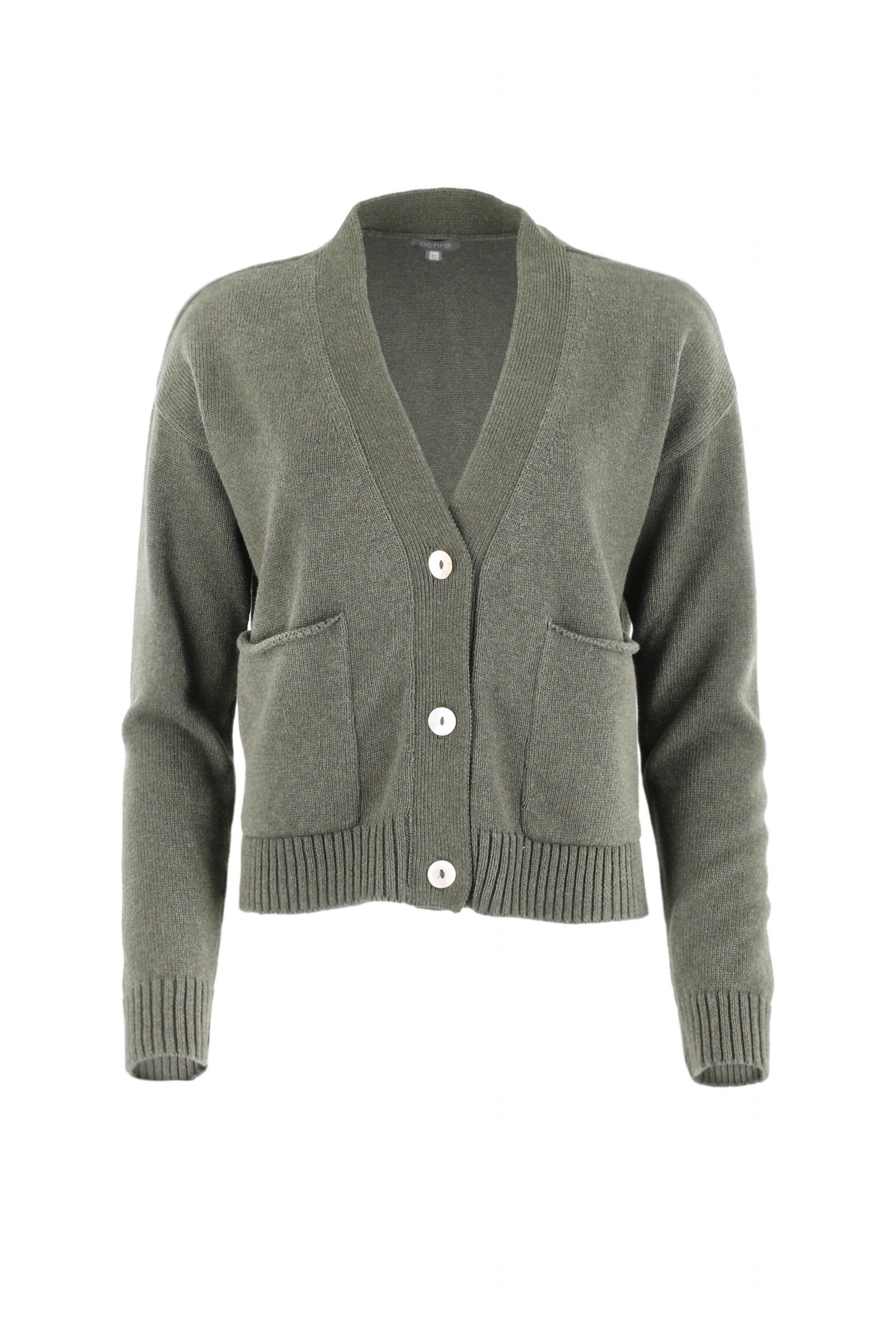 Gab Cotton Cardigan - Ochre Knitwear - ochre organic cotton