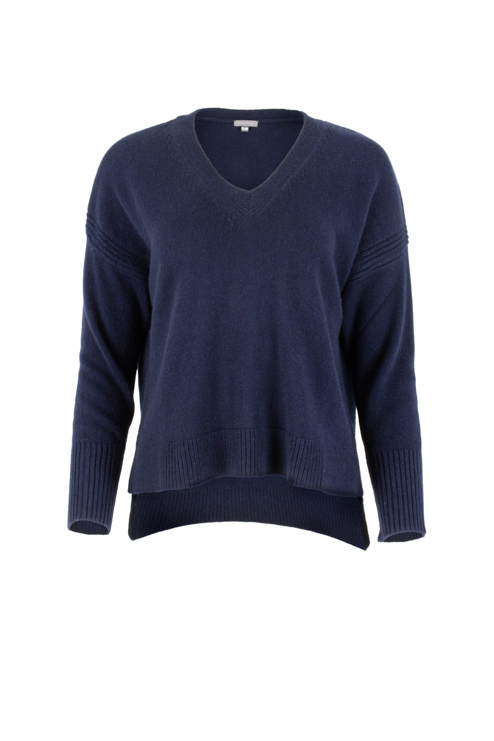 Millet Square Bodice Jumper - Ochre Knitwear - cashmere