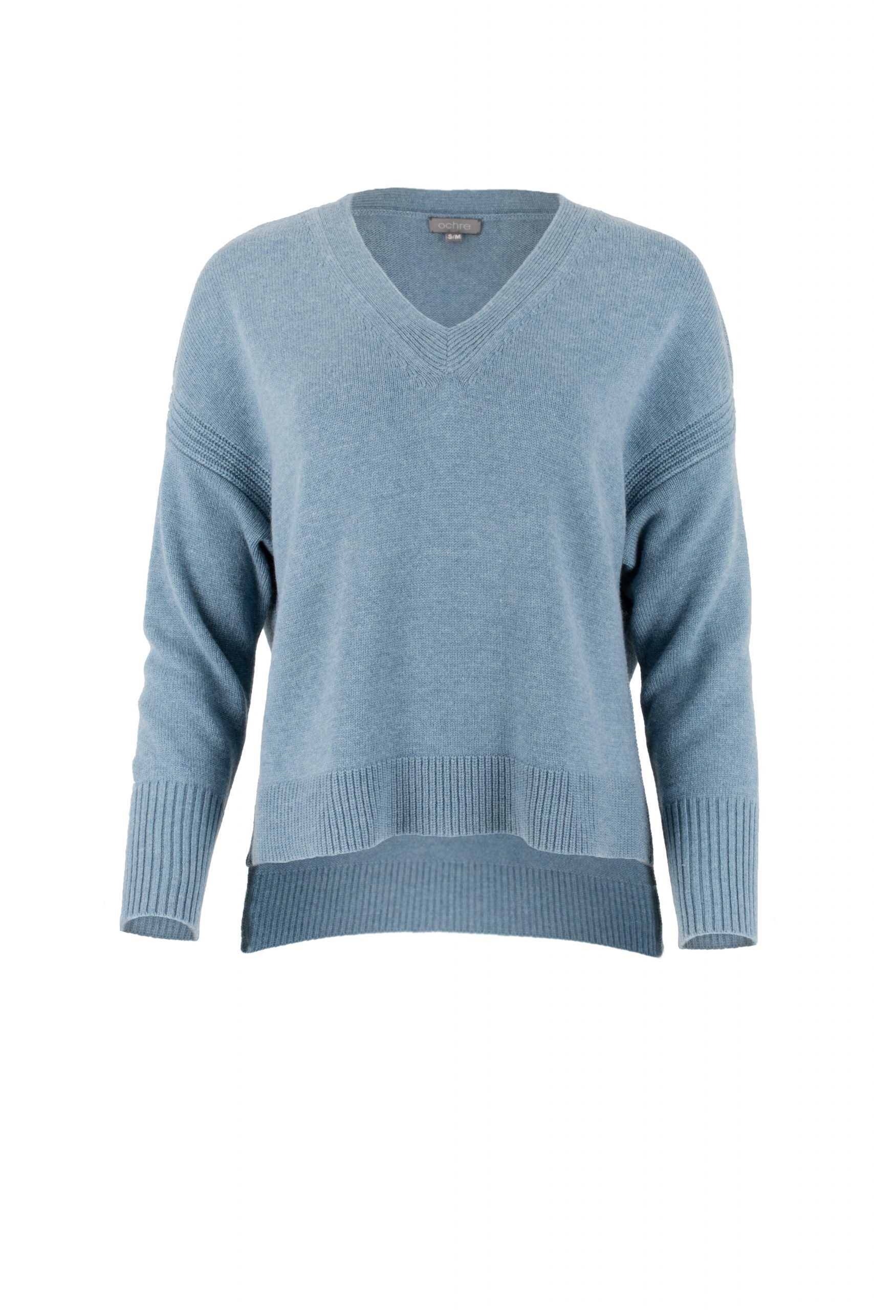 Millet Square Bodice Jumper - Ochre Knitwear - cashmere